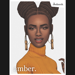 Amber Hair - [JOSH JO_SE_OH] Amber Hair.zip - The Sims 4 Create a Sim ...