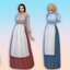 Shawl Apron Plain Combo - The Sims 4 Create a Sim - CurseForge