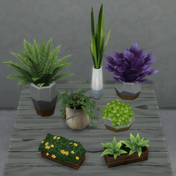 Eco Lifestyle Large Plants - Gallery - The Sims 4 Build / Buy - CurseForge