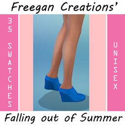 FC-Falling out of Summer Set-Country Clog Shoes - The Sims 4 Create a ...