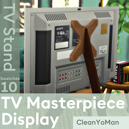 TV Masterpiece Display - The Sims 4 Build / Buy - CurseForge
