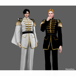 [simna] Romance Fantasy military uniform_M - The Sims 4 Create a Sim ...