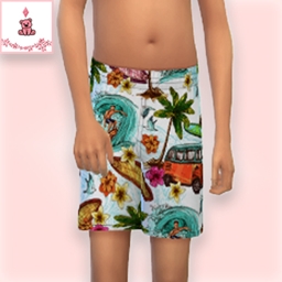 Swim shorts [child] - The Sims 4 Create a Sim - CurseForge