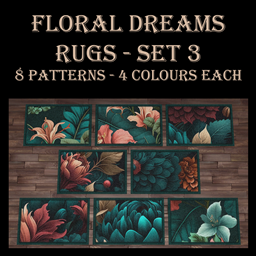 Floral Dreams Rugs - Set 3 - The Sims 4 Build / Buy - CurseForge