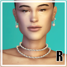 R 000 & 1837 Co. - Pearl & Diamond Jewel SET - The Sims 4 Create a Sim ...
