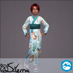 Chiyo Kimono - The Sims 4 Create a Sim - CurseForge