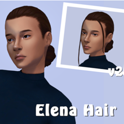 Download Pix | Elena Hair - The Sims 4 Mods - CurseForge