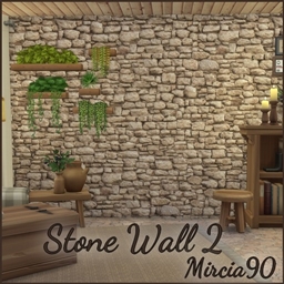 Stone Wall #2 - The Sims 4 Build / Buy - CurseForge