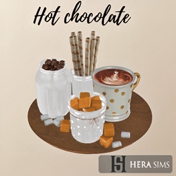 Hot chocolate marshmallow tray - The Sims 4 Build / Buy - CurseForge