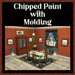 Chipped Paint with Molding - Files - The Sims 4 Build / Buy - CurseForge