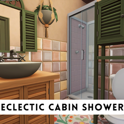 Eclectic Cabin Shower - The Sims 4 Rooms / Lots - CurseForge
