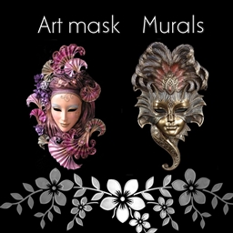 Art mask mural deco - The Sims 4 Build / Buy - CurseForge