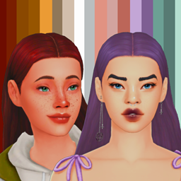 SDX026 - Lucky Hair Palette Recolor (Base Game) - The Sims 4 Create a ...