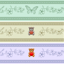 Wall Borders-Butterfly, Teddy Bear, and Bunny - The Sims 4 Build / Buy ...