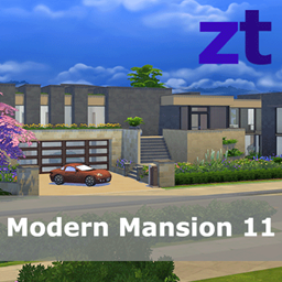 ZT Modern Mansion XI (Shell/DIY) - The Sims 4 Rooms / Lots - CurseForge