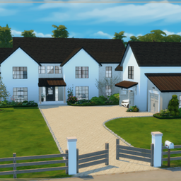 Modern Family Farmhouse - by Anoeksim - The Sims 4 Rooms / Lots ...