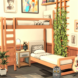 Delight Twin Bedroom NO CC - The Sims 4 Rooms / Lots - CurseForge