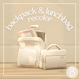 Backpack & Lunchbag Recolor ♡ - The Sims 4 Build / Buy - CurseForge