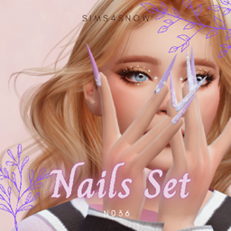 Nails Set N036 - The Sims 4 Create a Sim - CurseForge