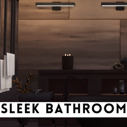 Sleek Bathroom - The Sims 4 Rooms / Lots - CurseForge