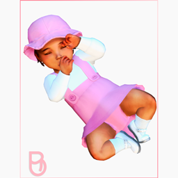 Infant Overall Dress - Girl - Version 1 - The Sims 4 Create a Sim ...