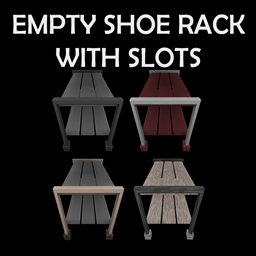 Empty Shoe Rack wtih Slots - The Sims 4 Build / Buy - CurseForge