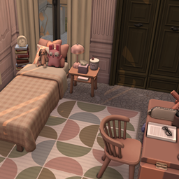 Pink "Unfold" bedroom - Files - The Sims 4 Rooms / Lots - CurseForge