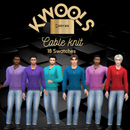 Kwools cable knit sweater - The Sims 4 Create a Sim - CurseForge