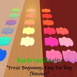 Fresh Beginnings Faux Fur Rug (Recolors) - The Sims 4 Build / Buy ...