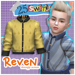 Toddlers Folded Sleeves Slim Fit Dress Shirt - The Sims 4 Create a Sim ...