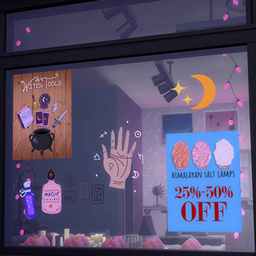 Witchy Shop Window Stickers - Gallery - The Sims 4 Build / Buy - CurseForge