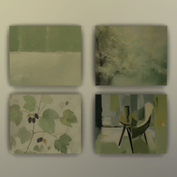 Green Canvas Art - The Sims 4 Build / Buy - CurseForge