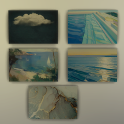 Blue Canvas Art - The Sims 4 Build / Buy - CurseForge