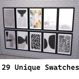 Modern Abstract Wall Art - The Sims 4 Build / Buy - CurseForge