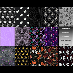 Cute & Spooky Wallpaper - The Sims 4 Build / Buy - CurseForge