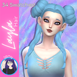 [JBTN] Layla Hair - The Sims 4 Create a Sim - CurseForge