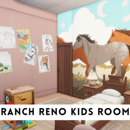 Ranch Reno - Kids Bedroom - The Sims 4 Rooms / Lots - CurseForge