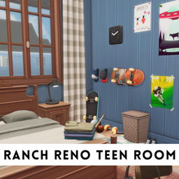 Ranch Reno - Teen Bedroom - The Sims 4 Rooms / Lots - CurseForge