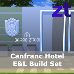 ZT Canfranc Exterior & Lobby Build Set - The Sims 4 Build / Buy ...