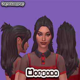 morgana, a maxis match hairstyle - The Sims 4 Create a Sim - CurseForge
