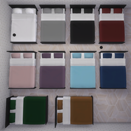 Simple Plain Double Bed - The Sims 4 Build / Buy - CurseForge