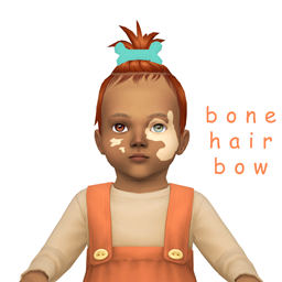 Bone Hair Bow - Files - The Sims 4 Create a Sim - CurseForge