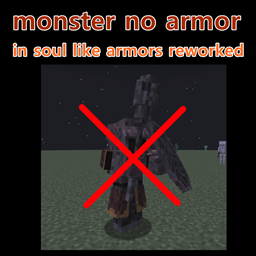 monster no armor in slar: soul like armors reworked addon - Minecraft ...