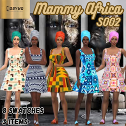 Mammy Africa S002 dress set - Files - The Sims 4 Create a Sim - CurseForge