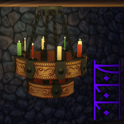 Medieval - Historical - Ceiling Candle Holder - Nº02 - The Sims 4 Build ...