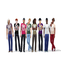 Diesel T-shirt - Files - The Sims 4 Create a Sim - CurseForge