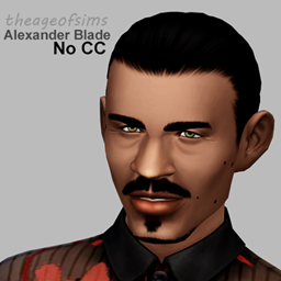 "Musical Genius" Alexander Blade (No CC) - The Sims 4 Sims / Households ...
