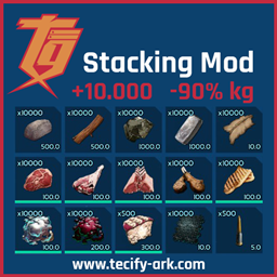TG Stacking Mod 10000-90 - Ark Survival Ascended Mods - CurseForge