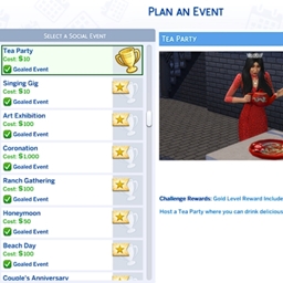 Install Tea Party celebration Event by kiarasims4mods Spanish ...