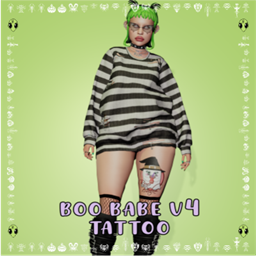 Boo Babes V4 Tattoo - Files - The Sims 4 Create a Sim - CurseForge